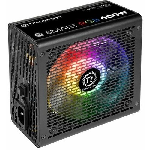 Блок питания Thermaltake Smart RGB 500, 500Вт, 120мм, черный ps-spr-0500nhsawe-1