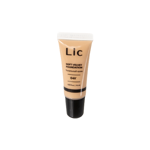 Lic Тональный крем Soft Velvet Foundation mini, 10 мл, оттенок: 04Y