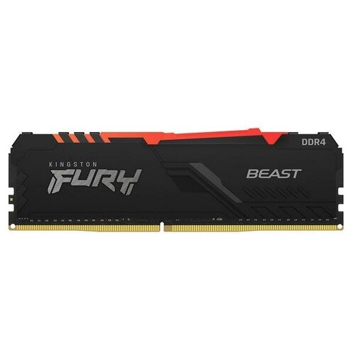 Оперативная память Kingston FURY Beast RGB 16 ГБ DDR4 DIMM CL16 KF432C16BBA/16