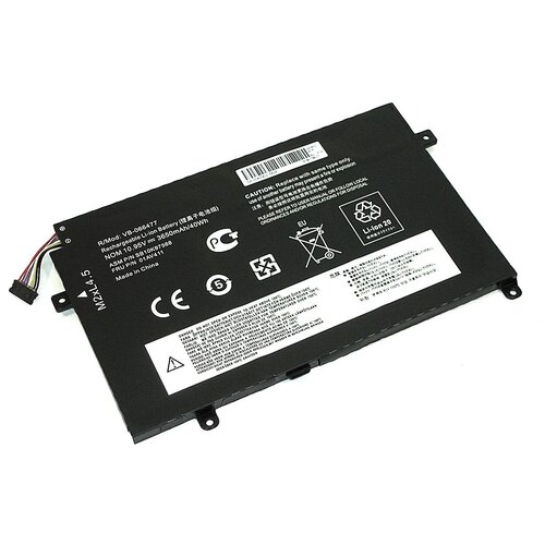 Аккумуляторная батарея (аккумулятор) 01AV411 для ноутбука Lenovo E470, E475 10,95V 3650mAh