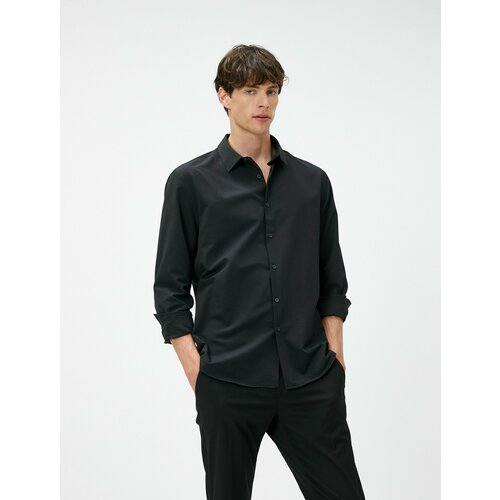 Рубашка KOTON, размер XL, черный