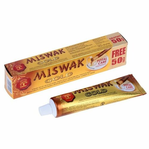 Зубная паста Dabur Miswak Gold, 120 г + 50 г (комплект из 4 шт)