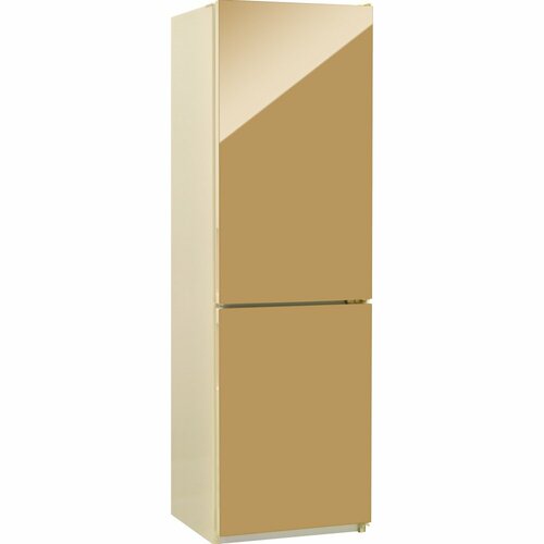 Холодильник NORDFROST NRG 162NF G двухкамерный, золотистый (стекло), No Frost в МК, 310 л