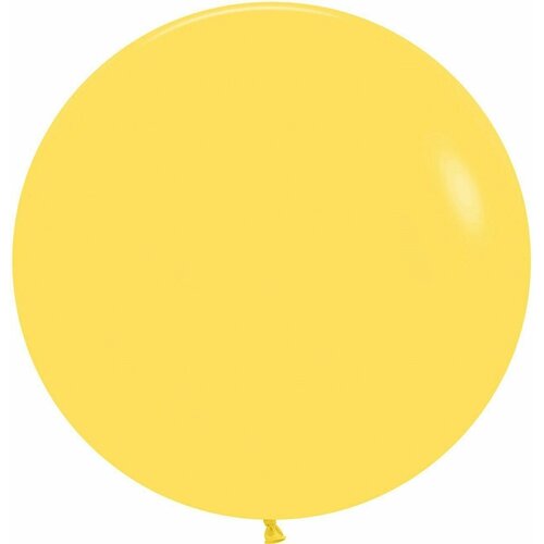 Шарики воздушные (36'/91 см) Желтый (020), пастель, 2 шт. набор шаров на праздник