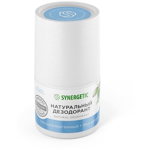 Synergetic Натуральный дезодорант Без запаха, флакон, 50 мл, 50 г, 1 шт.