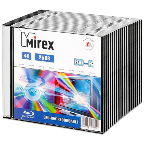 Диск BD-RMirex25Gb 4x, 20