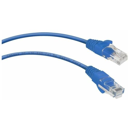 Патч-корд Cabeus UTP 5e кат. 0,5м PC-UTP-RJ45-Cat.5e-0.5m-BL