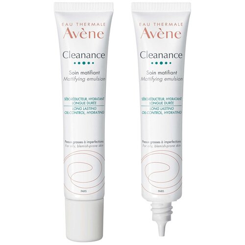 AVENE Cleanance Soin matifiant Mattifying emulsion Матирующая эмульсия, 40 мл