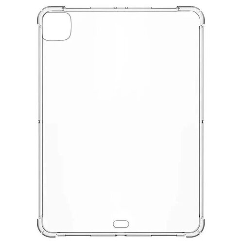 Противоударный силиконовый чехол-накладка для iPad Pro 11 2020 - 2021 прозрачный