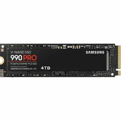 Samsung накопитель SSD M.2 2280 Samsung MZ-V9P4T0BW 990 PRO 4TB PCIe Gen 4.0 x4 NVMe 2.0 V-NAND TLC