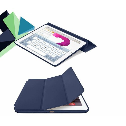 Чехол-книжка MyPads для iPad Pro 10.5/ iPad Air 2019 с трансформацией в подставку синий