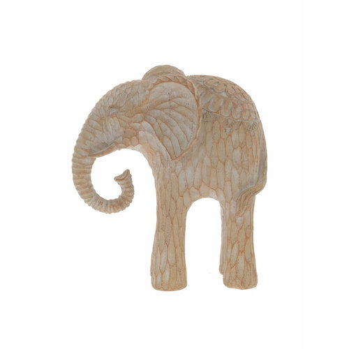Фигурка декоративная Remecoclub Слон из полимера, 24x21x13 см
