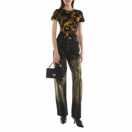 Футболка Versace Jeans Couture, размер XS, черный