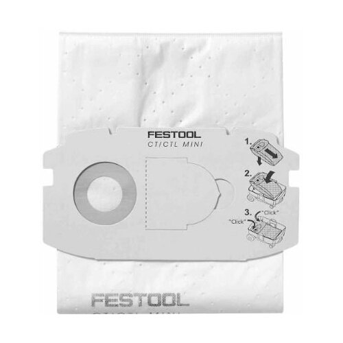 Мешок-пылесборник FESTOOL SC FIS-CT MINI (498410), 5 шт.