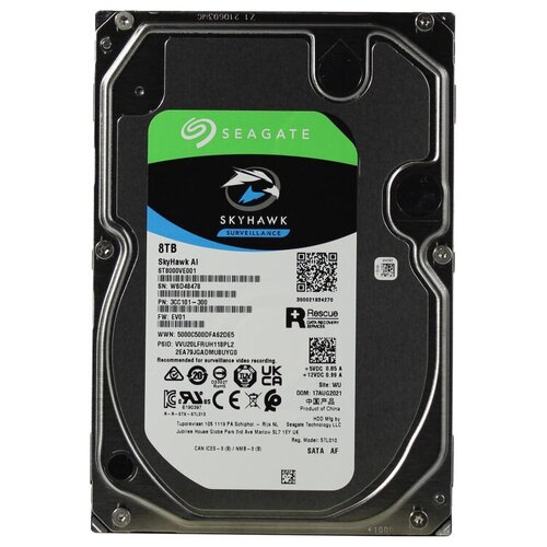 Жесткий диск Seagate Original ST8000VE001 SATA-III, 8Tb, 7200rpm, 256Mb, 3.5