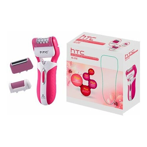 Эпилятор HTC HL-016 бело-розовый