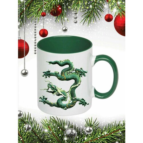 Кружка для чая и кофе "Зелёный дракон"