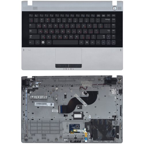 Клавиатура для ноутбука Samsumg CNBA5902939DBIL серая топ-панель