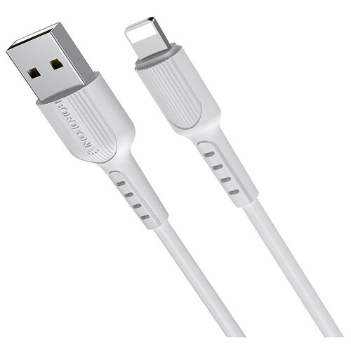 Кабель Borofone USB - Lightning (BX16), 1 м, 1 шт., белый