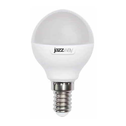 Лампа светодиодная PLED-SP G45 9Вт шар 5000К холод. бел. E14 820лм 230В JazzWay 2859600A (4шт.)