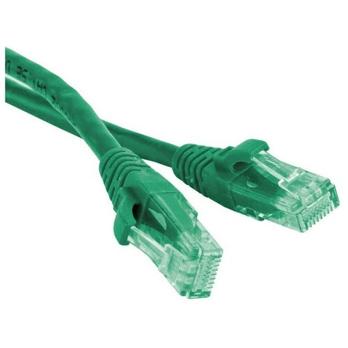 Кабель витая пара патч-корд Hyperline PC-LPM-UTP-RJ45-RJ45-C5e-1.5M-LSZH-GN 1.5m