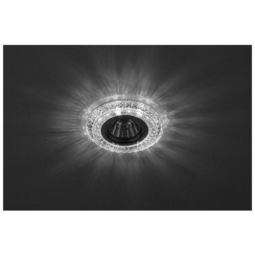 Светильник светодиодный DK LD3 SL/WH декор cо светодиодной подсветкой (белый) прозр. ЭРА Б0019202 (5шт.)