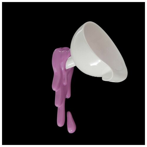 Вешалка "Воронка с фиолетовой краской", 10 x 11 x 16 см