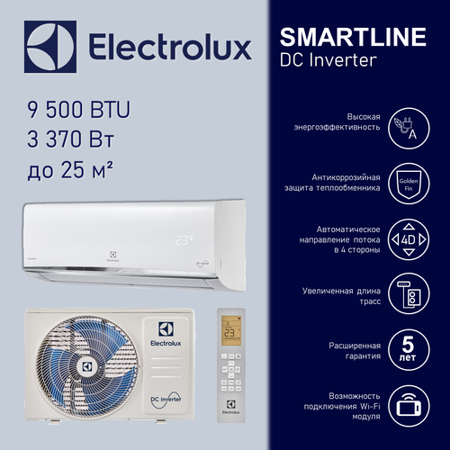 Electrolux Smartline EACS-09HSM/N3 c Wi-Fi