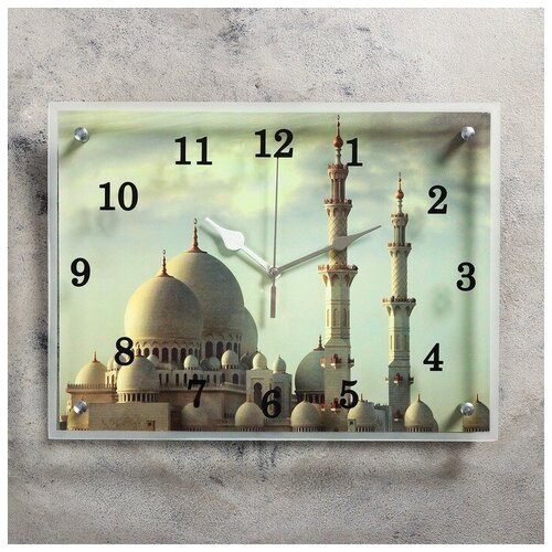 Часы настенные, серия: Разное, "Мусульманские", 30х40 см микс