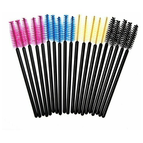 Щеточка для ресниц, 50 шт./уп. CC Lashes, цвет мульти