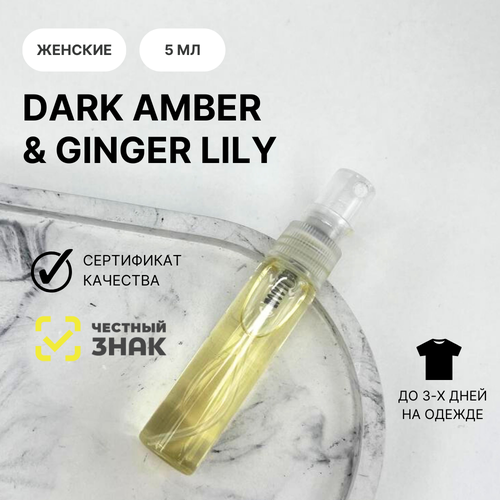 Духи Dark Amber & Ginger Lily, Aromat Perfume, 5 мл