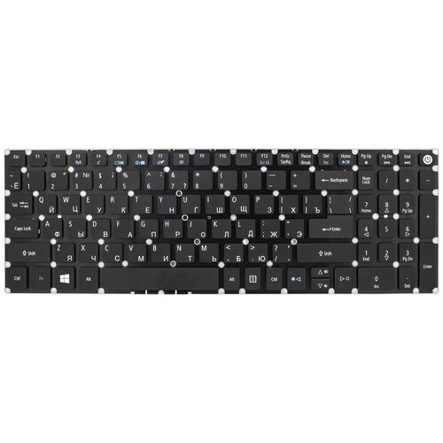 Клавиатура для ноутбука Acer Aspire e5-575g / a315-21 / a715-71g / e5-573g / a515-51g - Черная