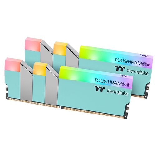 Оперативная память 16GB Thermaltake DDR4 3600 DIMM TOUGHRAM RGB Turquoise Gaming Memory RG27D408GX2-3600C18A (2x8GB)
