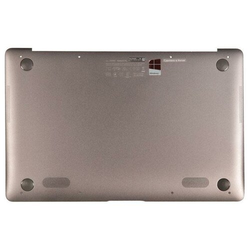 Поддон (нижняя крышка корпуса) для ноутбука Asus UX3490UA, UX3490UAK, UX490UA, UX490UAK серый