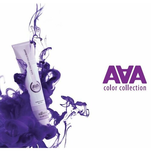 Kaaral AAA стойкая крем-краска для волос, 8.26 светлый блондин фиолетово-розовый, 100 мл