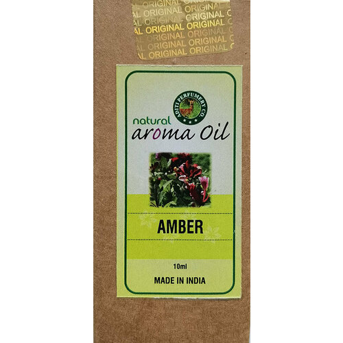 AMBER Natural Aroma Oil, Aditi Perfumery (амбер натуральное ароматическое масло), 10 мл.