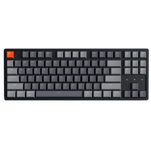 Игровая беспроводная клавиатура Keychron K8 RGB Aluminum Frame Gateron Red, черно-серый
