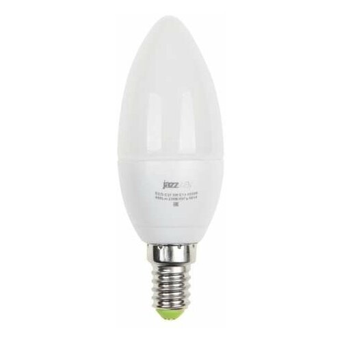 Лампа светодиодная PLED-ECO-C37 5Вт свеча 4000К бел. E27 400лм 230В JazzWay 2855329A (30шт. в упак.)