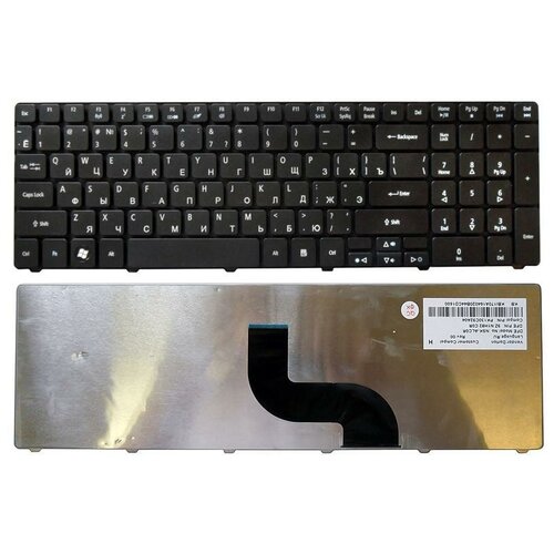 Клавиатура для ноутбука Acer NSK-ALQ0F, Чёрная, Матовая