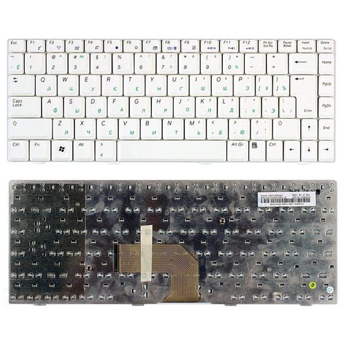 Клавиатура для ноутбука Asus W5000A, русская, белая