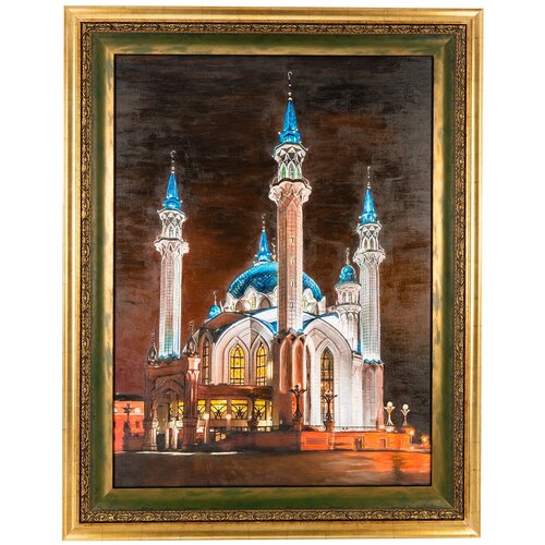 Картина в багете "Мечеть Кул-Шариф в Казани" 96 х 75 см