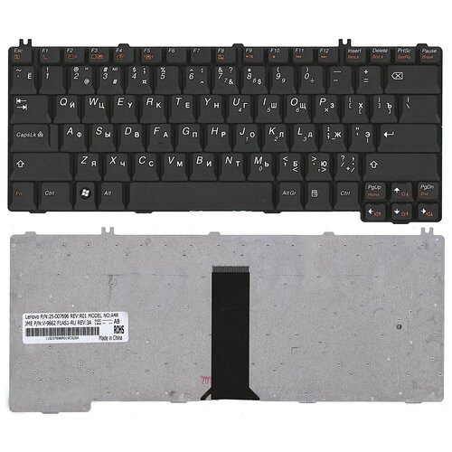 Клавиатура для ноутбука Lenovo 42T3338 черная