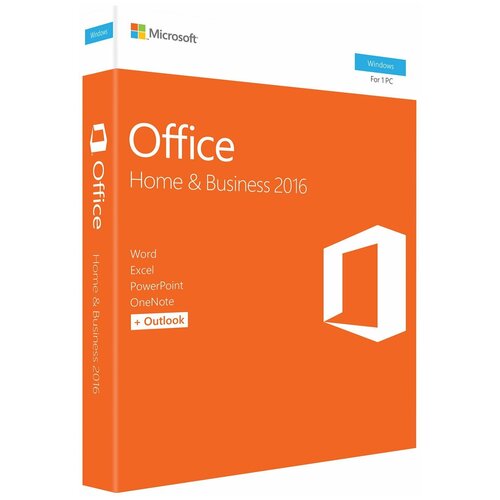 Microsoft office 2016 home and business box