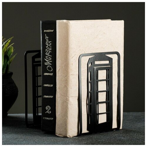 Хорошие сувениры Держатель-подставка для книг "Лондон" набор 2шт, 15х10х10см, черный