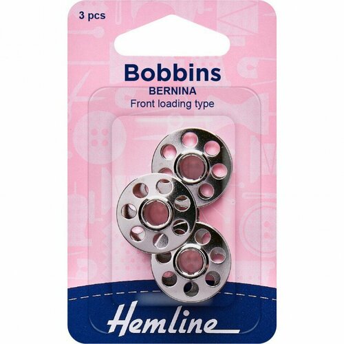 Шпульки для швейных машин марки BERNINA, 7 отверстий на корпусе HEMLINE 120.11
