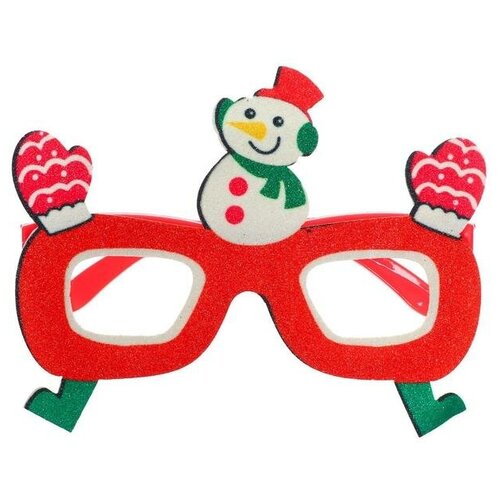 Карнавальные очки "Снеговик"./В упаковке шт: 1
