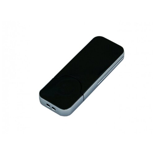 Пластиковая флешка для нанесения логотипа в стиле iphone (128 Гб / GB USB 2.0 Черный/Black I-phone_style Флеш-карта Айсберг)