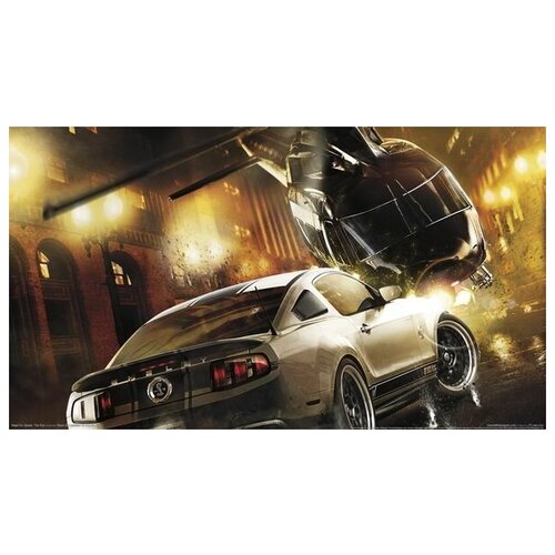 Постер на холсте Need for Speed №21 53см. x 30см.