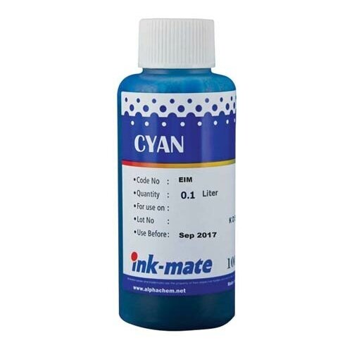 Чернила для epson (t6642) l100/ l200 (100мл, cyan, dye) eim-200c ink-mate