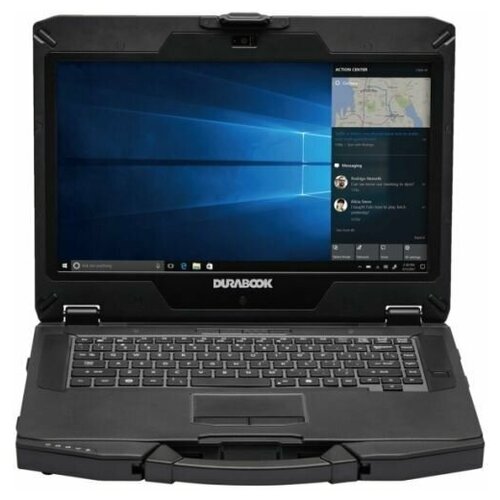 Ноутбук Durabook S14I Gen2 Standard S4E1A2AAEBXE i5-1135G7/8GB/256GB SSD/RJ45/14" FHD IPS/WiFi/BT/cam/Win10Pro/black